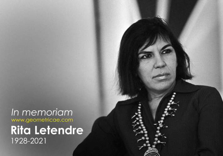 In memoriam | Rita Letendre - Geometricae